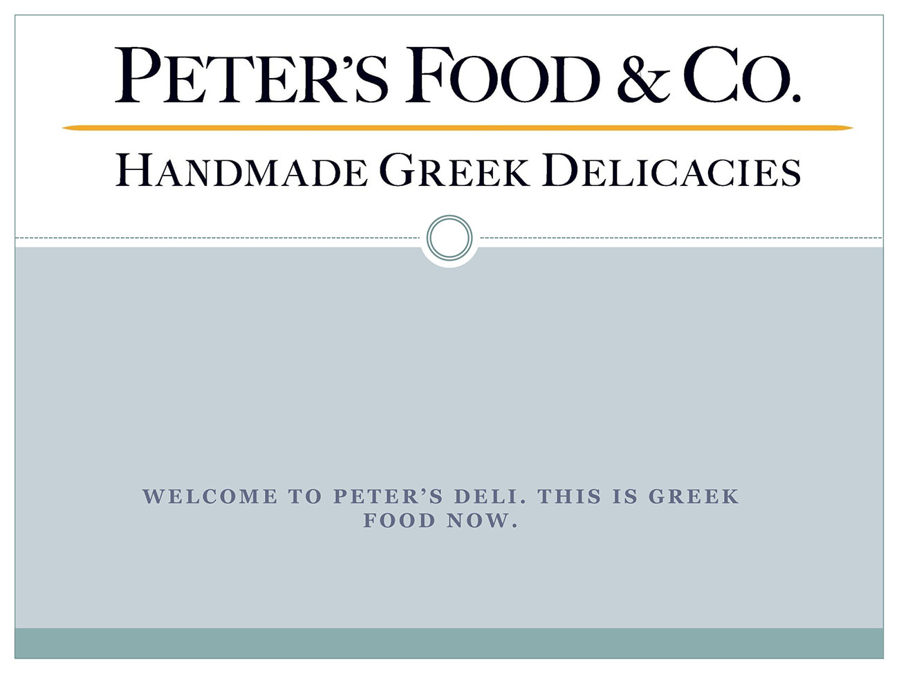 PETER'S FOOD & CO